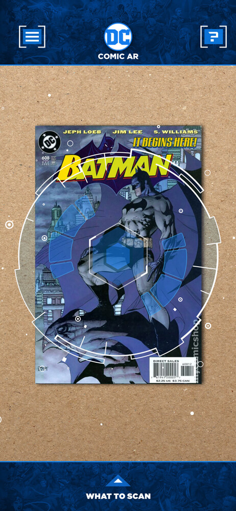 DC Comics AR Mobile App - Noho Design Studio